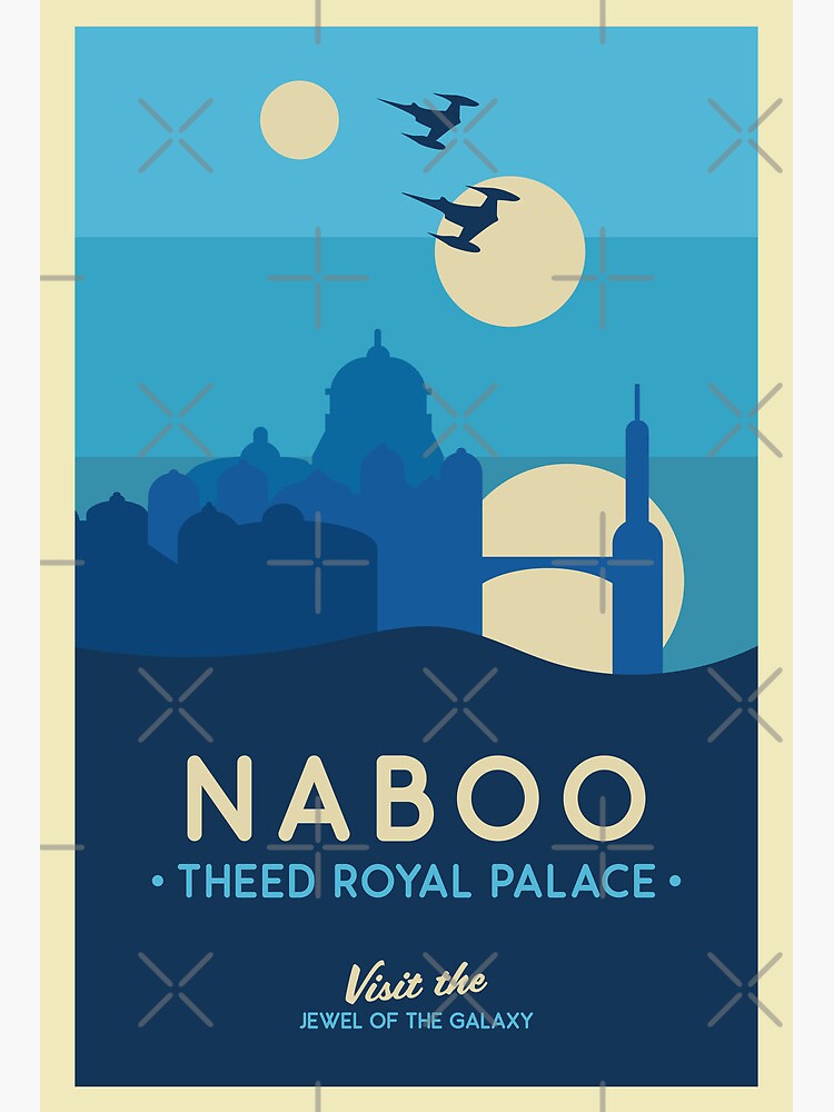 "Naboo Theed Royal Palace Poster" Art Board Print for Sale by ...