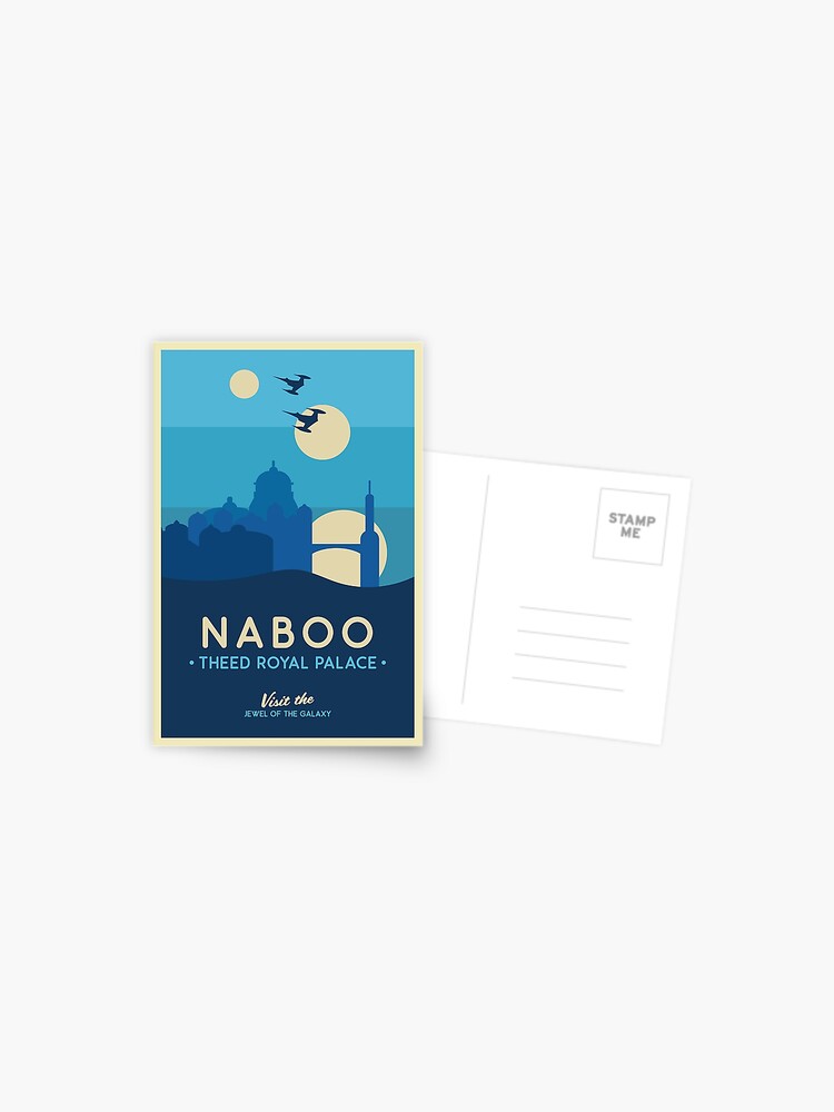 "Naboo Theed Royal Palace Poster" Postcard for Sale by magrodanny ...