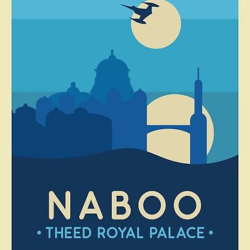 "Naboo Theed Royal Palace Poster" Postcard for Sale by magrodanny ...
