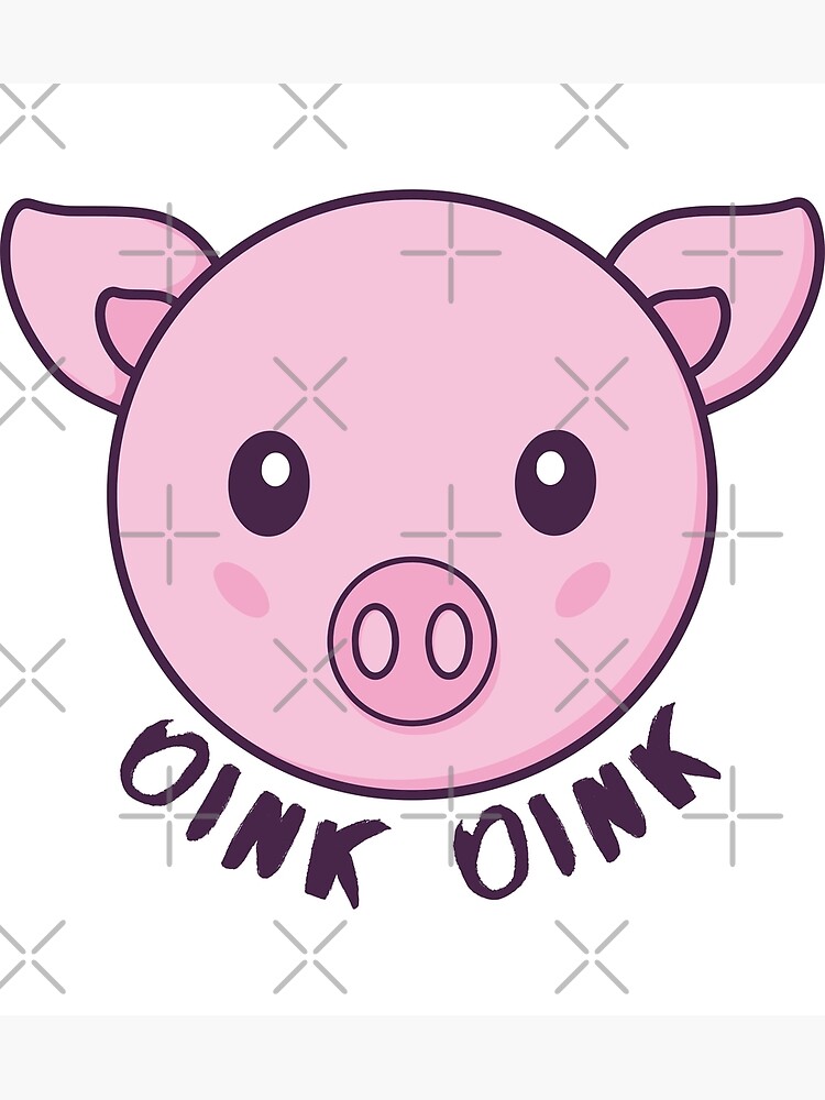 "Happy National Pig Day - Oink Oink" Poster for Sale by ImageBowl ...