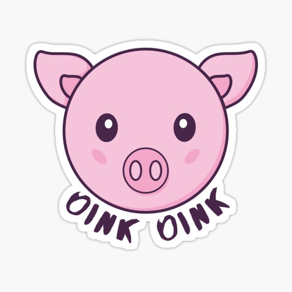 "Happy National Pig Day - Oink Oink" Sticker for Sale by ImageBowl ...