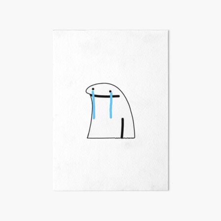 "sad flork " Art Board Print by SmiChaa | Redbubble