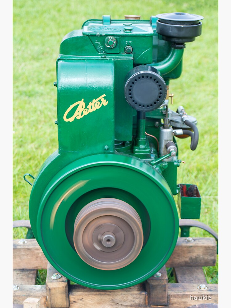 "Petter Engine " Sticker for Sale by hawkie | Redbubble