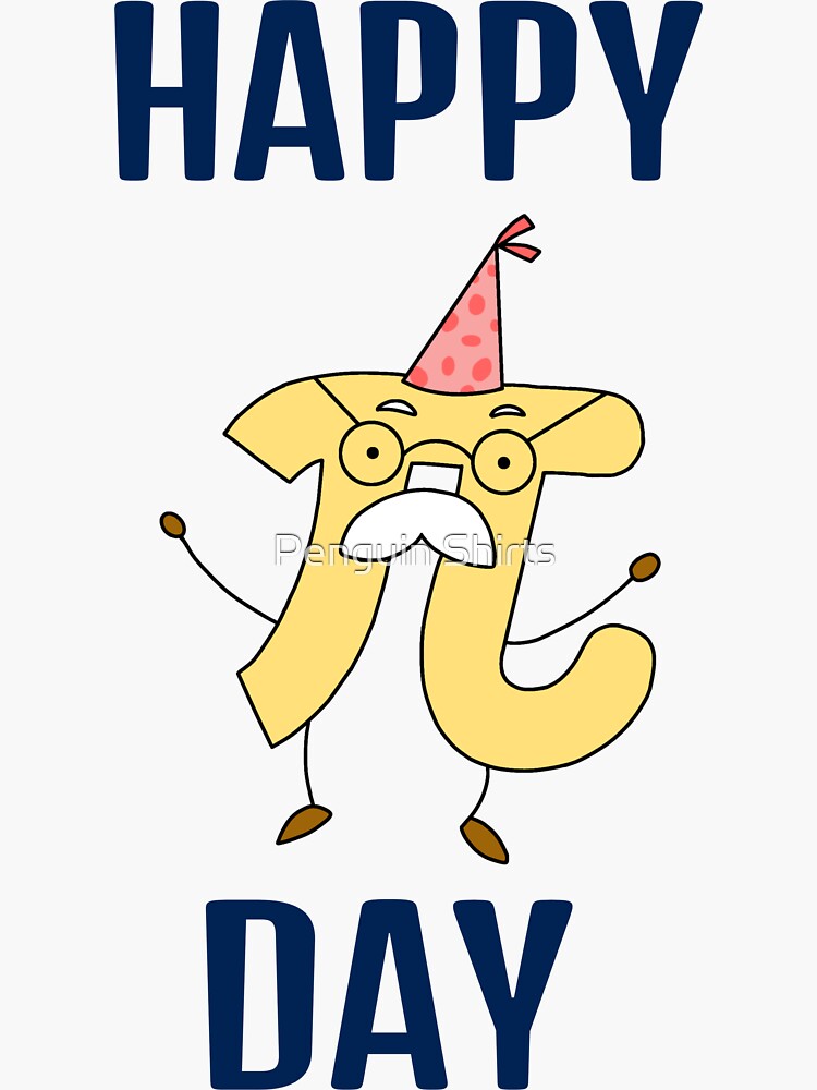 "Happy pi day - funny old pi" Sticker by sonupratihar | Redbubble