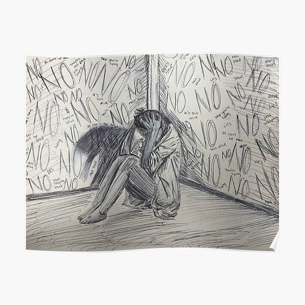 "Stage One: Denial" Poster by Leanna220 | Redbubble