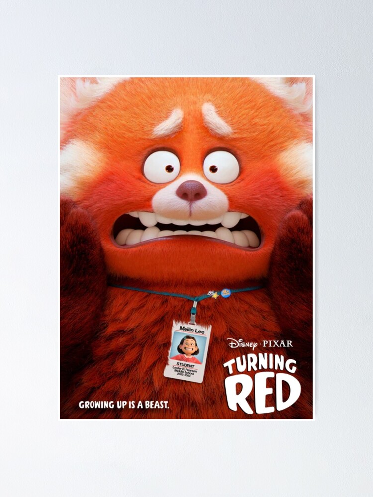"Turning Red Emotional Panda Stress" Poster by Vanessa204 | Redbubble