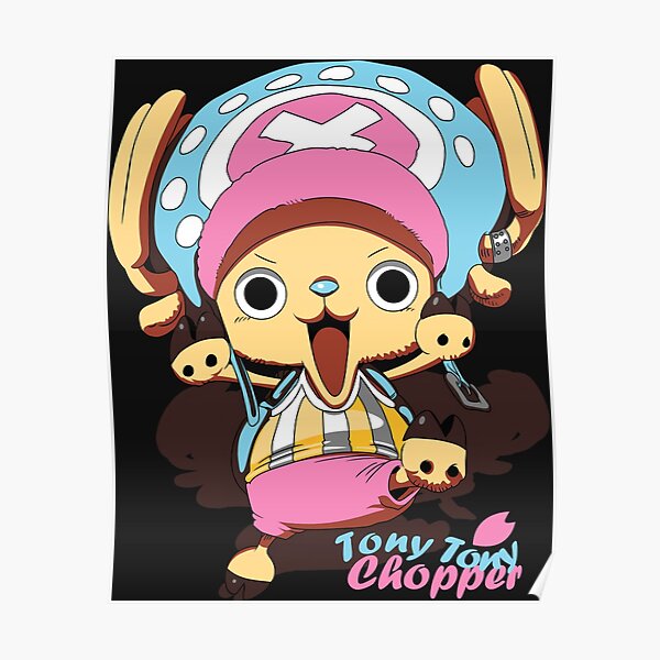 Poster « Tony Tony Chopper Amateur de barbe à papa Chopper Hito Hito No ...