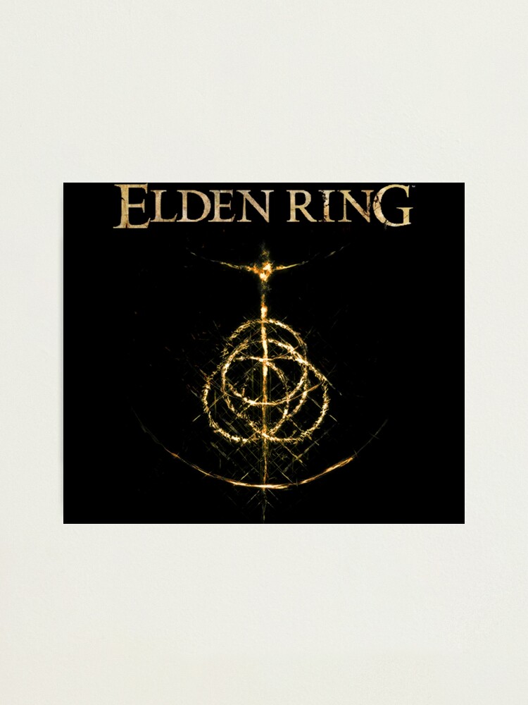 "Elden Ring Symbol for Gamers" Photographic Print by ThePrintStor ...