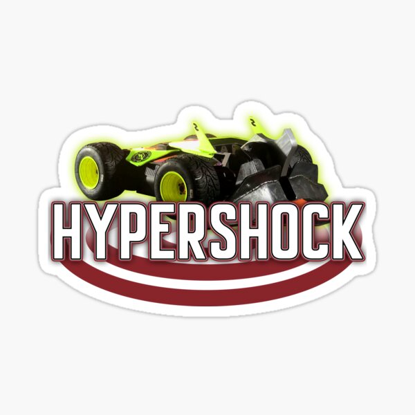 "Battlebots Merch Hypershock Shirt" Sticker by bonitaeloisegb | Redbubble