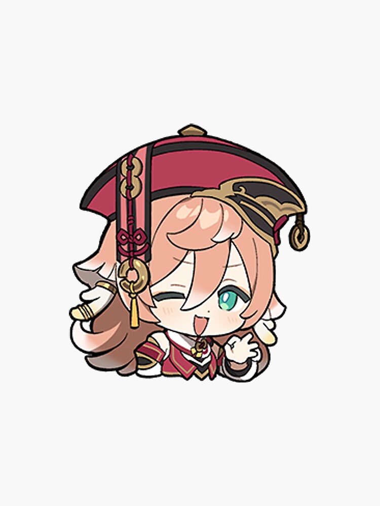 "Yanfei Genshin impact" Sticker by cryingpossiblyy | Redbubble