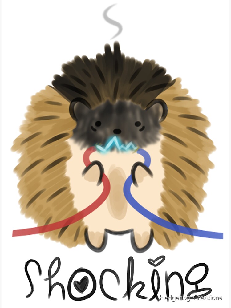 "You're Shocking" Sticker by HedgieCreations | Redbubble