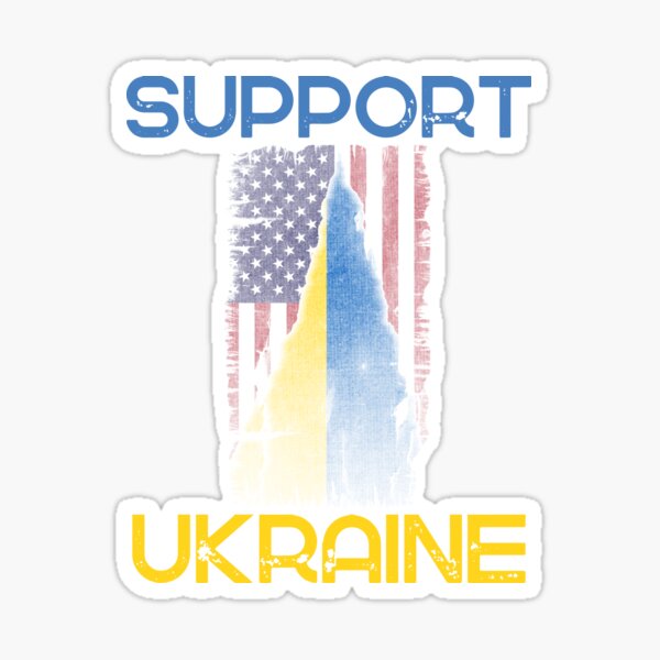 "I Stand with Ukraine, I support Ukraine, Stand with Ukraine, Support ...