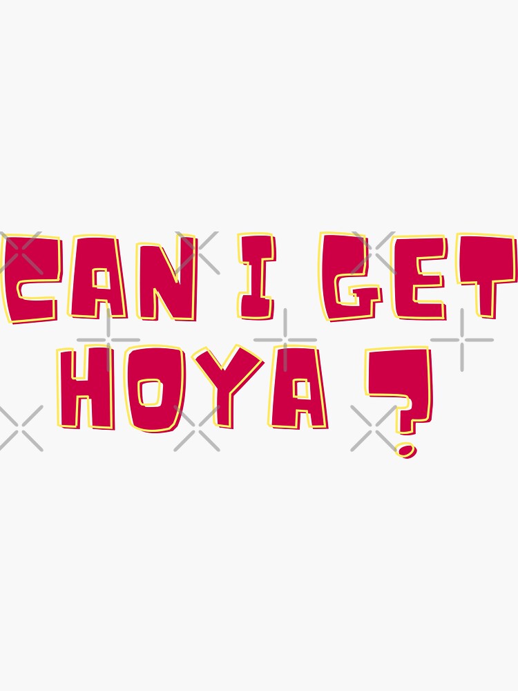 "Can I get Hoya ? - TikTok meme" Sticker by TanujaSharma | Redbubble