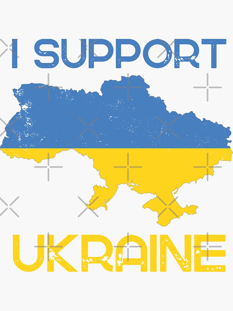 "I Stand with Ukraine, I support Ukraine, Stand with Ukraine, Support ...