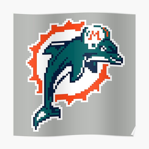 "8-Bit Dolphin" Poster for Sale by CasualBiscuits | Redbubble
