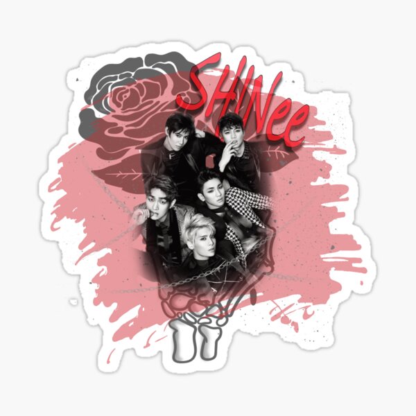 "Shinee Splash Punk Fanart" Sticker for Sale by KittenNoona | Redbubble