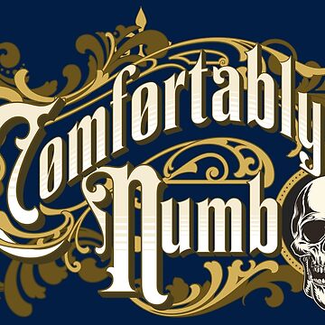 "Vintage Comfortably Numb " Poster for Sale by CitizenAwear | Redbubble