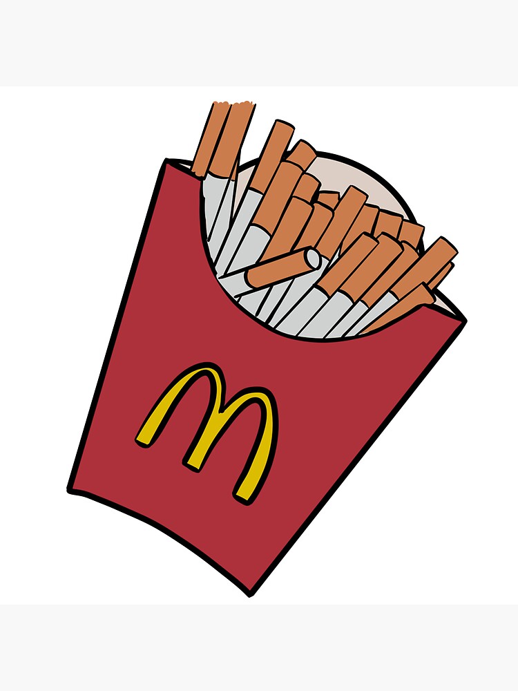"Maccies ciggies" Sticker by amiebunny | Redbubble