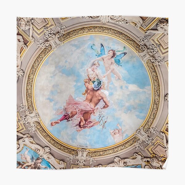 "Hermes bringing Psyche to Eros" Poster for Sale by The-Art-Alive ...