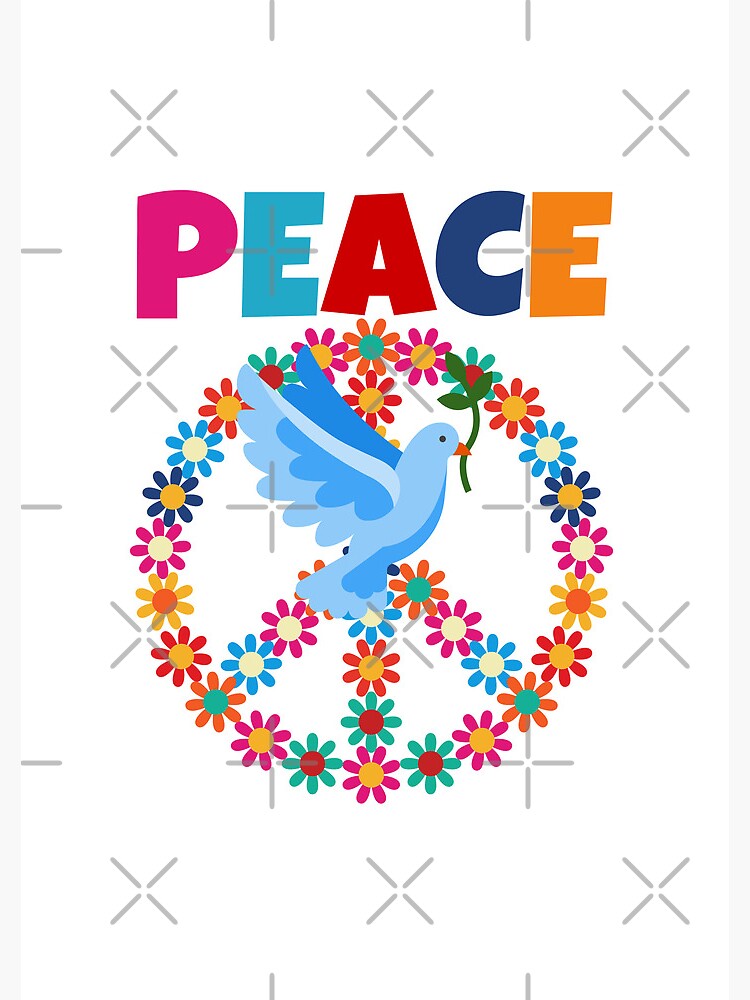 Cuaderno de espiral «Paz, no desarme nuclear, símbolos de paz con ...