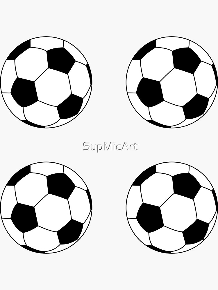 "Soccer ball pack" Sticker for Sale by SupMicArt | Redbubble