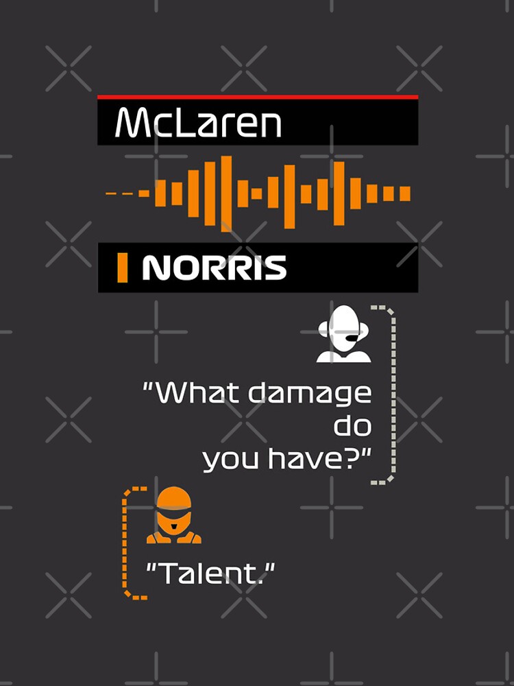 " F1 Team radio Lando Norris" iPhone Case for Sale by Formula 1 Designs ...