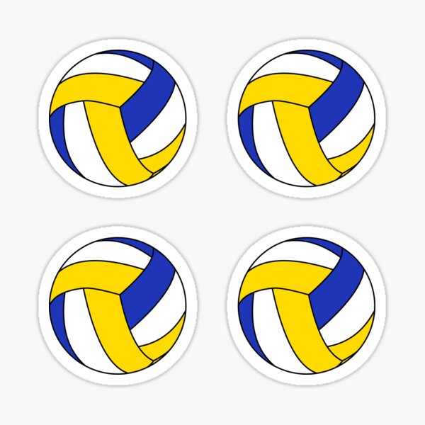 "Volleyball ball pack" Sticker for Sale by SupMicArt | Redbubble