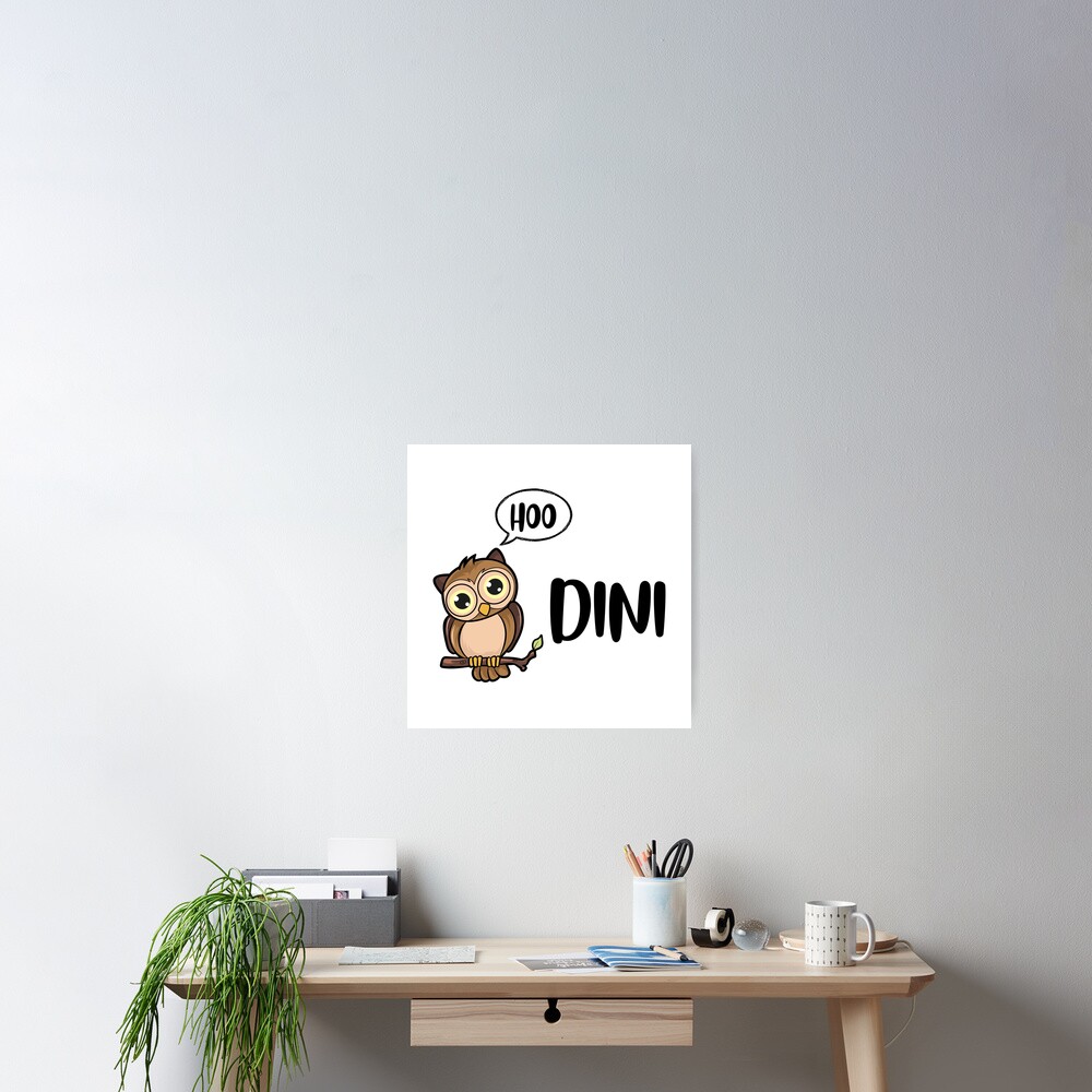 "Houdini pun (hoodini) owl design " Poster for Sale by Mahavirburad1 ...