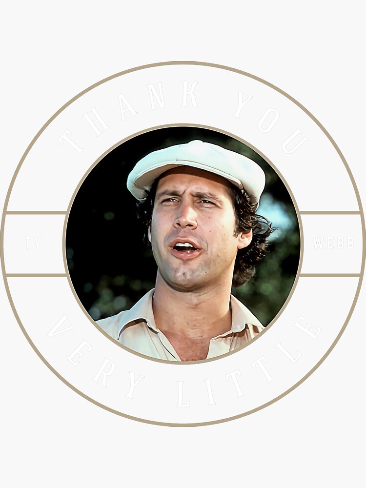 "Caddyshack" Sticker by torightnineon | Redbubble