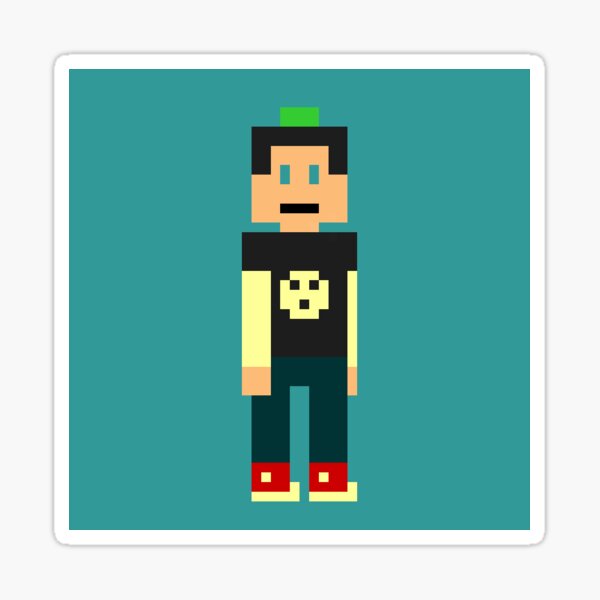 "Pixel Duncan" Sticker by Elskamo-Ron | Redbubble