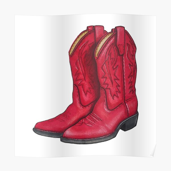 "cowboy boots" Poster for Sale by luvy2001 | Redbubble