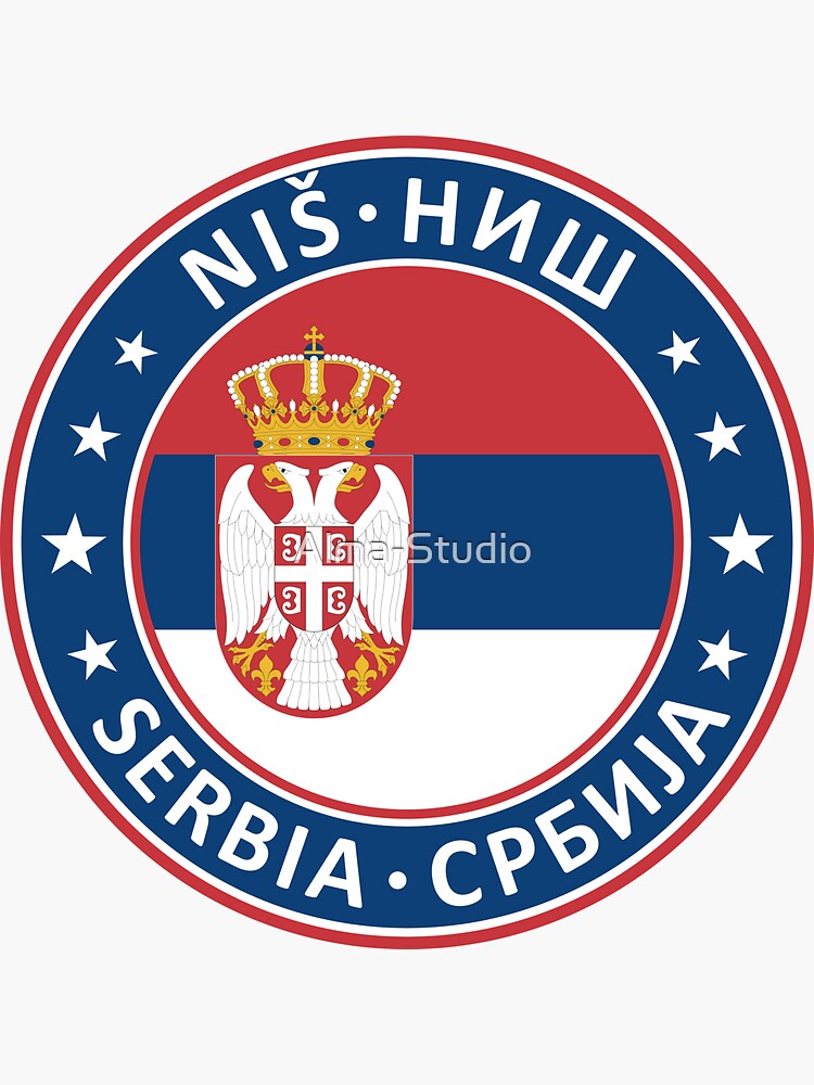 "City of Nis, Serbia" Sticker for Sale by Alma-Studio | Redbubble