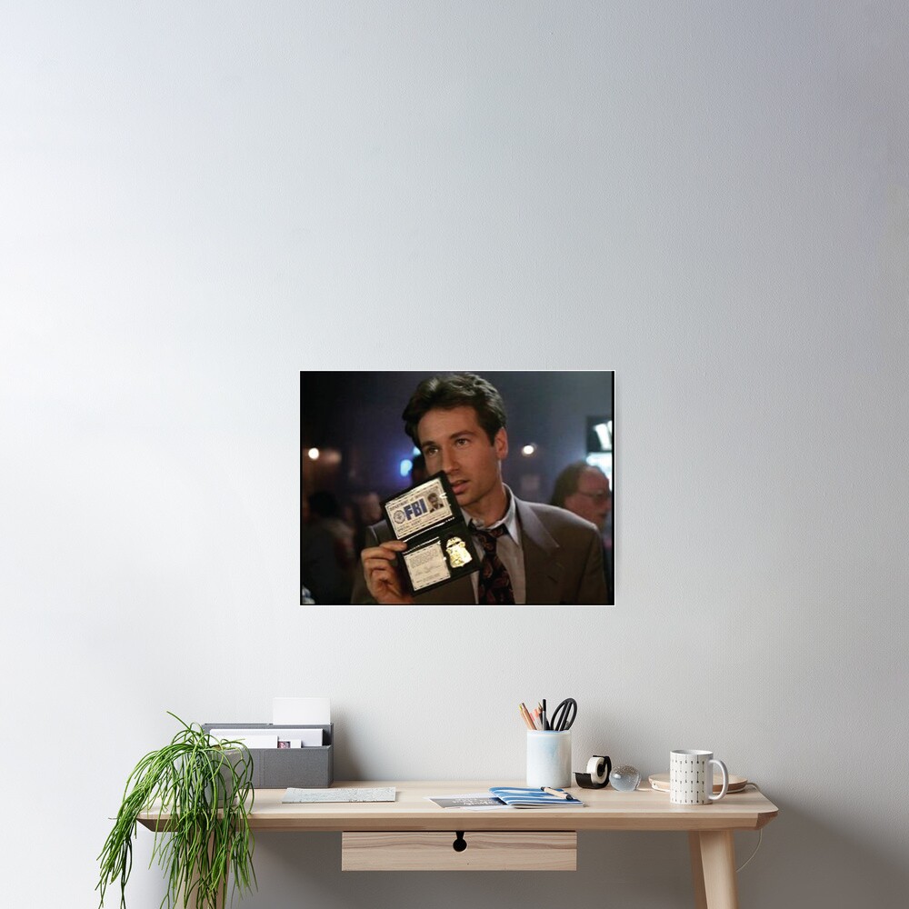 Poster « Mulder, Fox Mulder », par leanugget | Redbubble