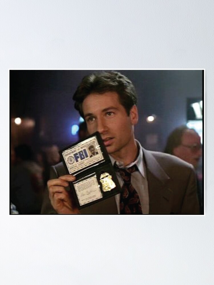 Poster « Mulder, Fox Mulder », par leanugget | Redbubble