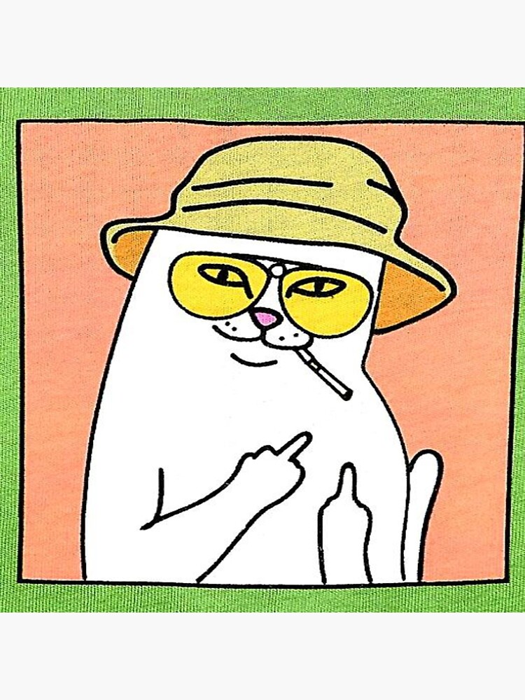 "Dope cat " Sticker by purchaseonme | Redbubble