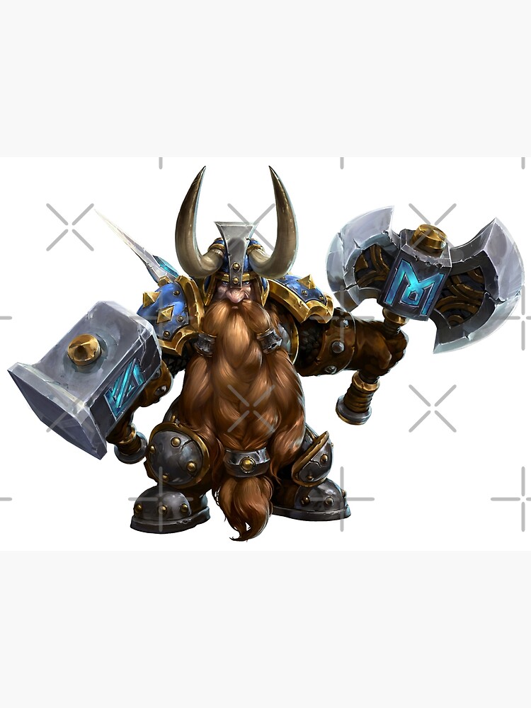 "Muradin Bronzebeard" Poster for Sale by BrigitteCooper | Redbubble