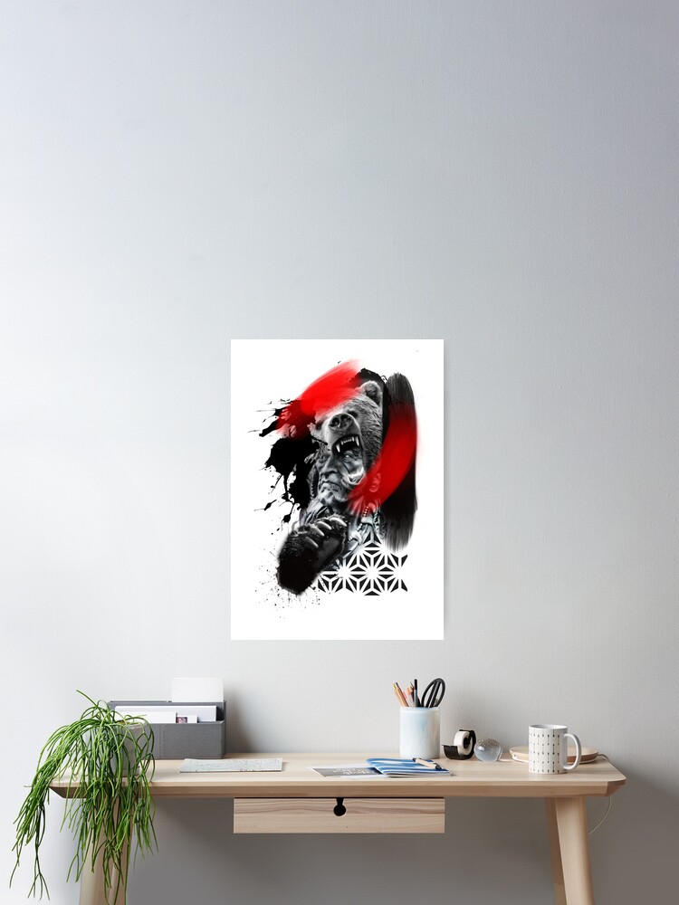 "Abstract trash polka tattoo style" Poster for Sale by Zohartattoo ...