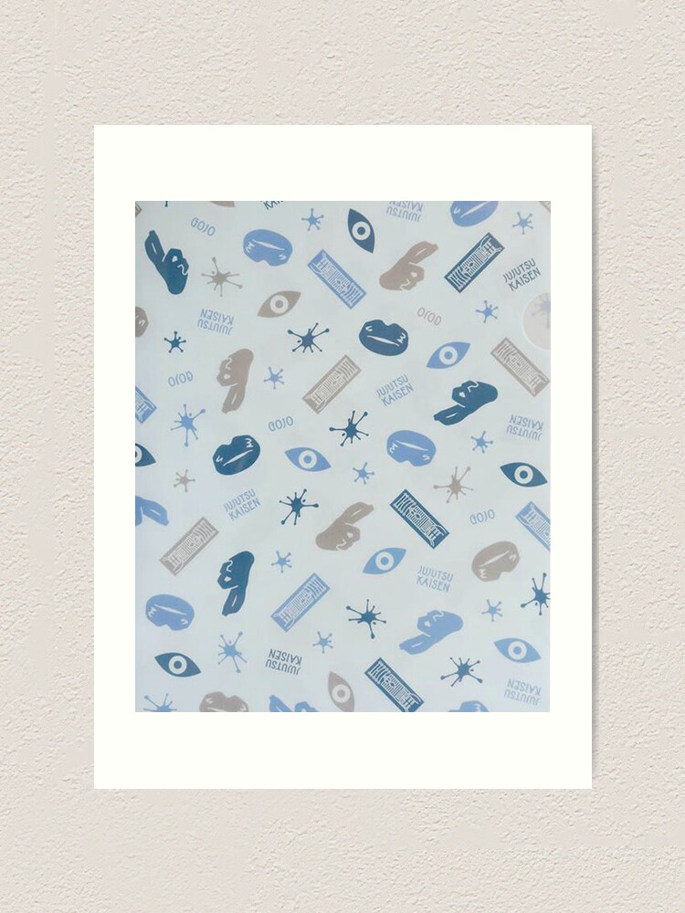 Satoru Gojo Pattern Jujutsu Kaisen Art Print For Sale By Xaamelot