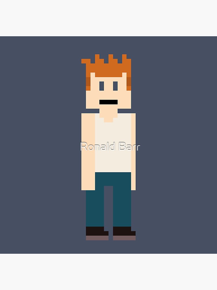 "Pixel Scott" Sticker by Elskamo-Ron | Redbubble