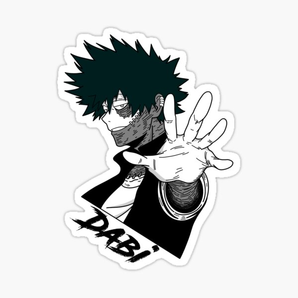 "Boku no Hero Academia Dabi" Sticker by hackedbyna | Redbubble