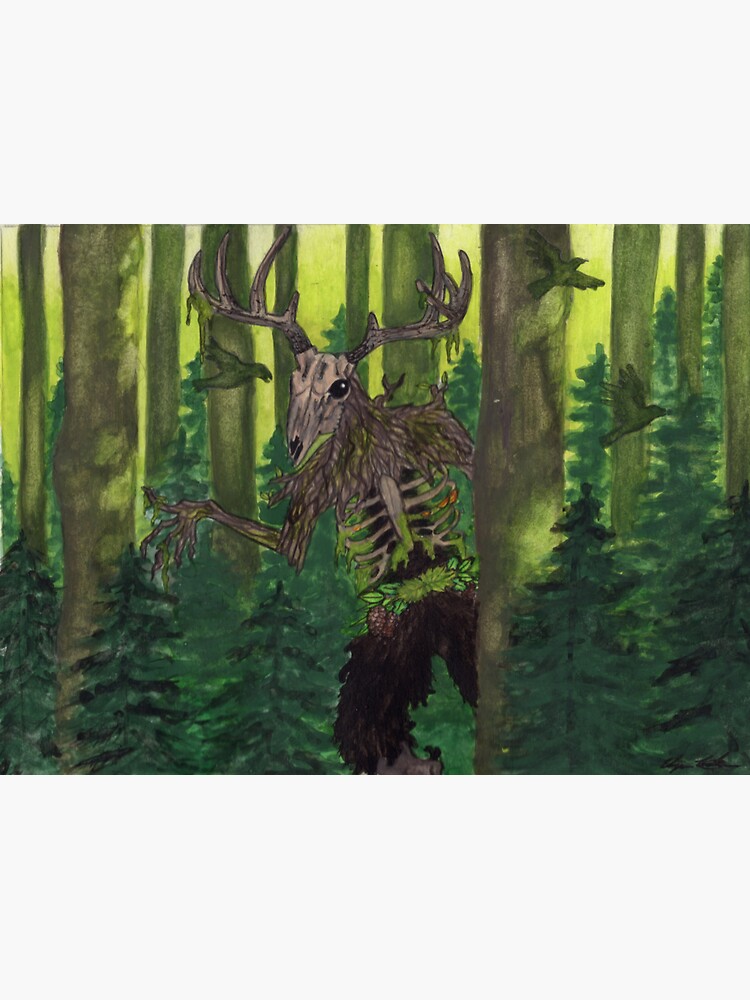 "Leshy" Sticker by CheyRose-art | Redbubble