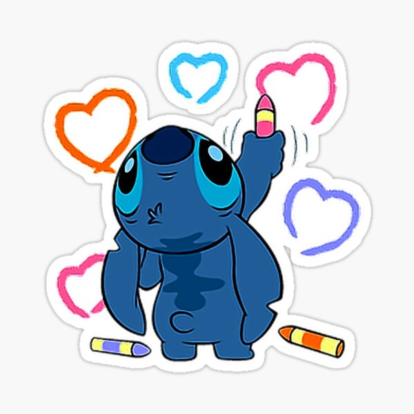 " stitch design " Sticker by TheBest4U11 | Redbubble