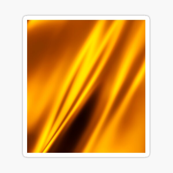 "The Splendor Of Gold, A Golden Design" Sticker by Mr-true-design ...