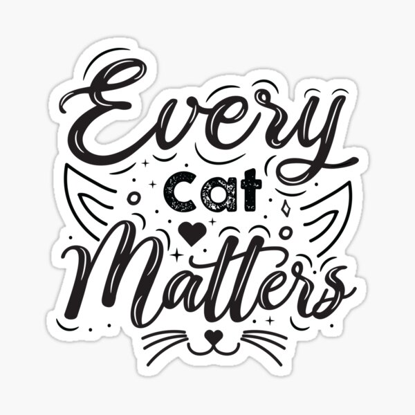 "cat quotes" Sticker by Business-ak | Redbubble