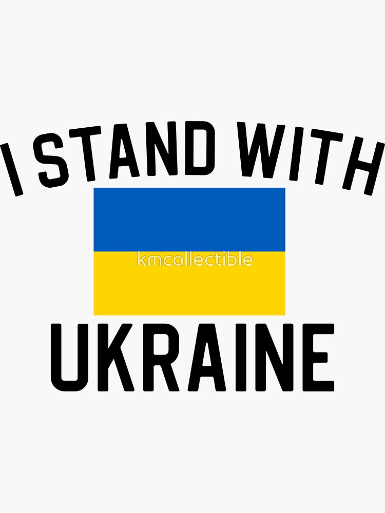 "Pro Ukraine Shirt Pro Ukraine Sticker I Stand With Ukraine" Sticker ...