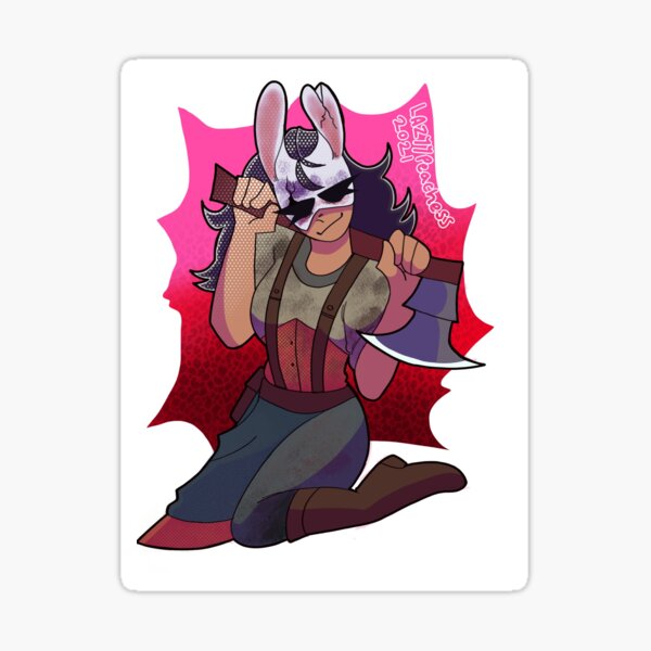 "Huntress dead by daylight " Sticker by mothmanzzzzzz | Redbubble