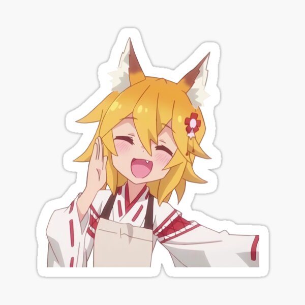 "Senko-san happy" Sticker by RIBOOS | Redbubble