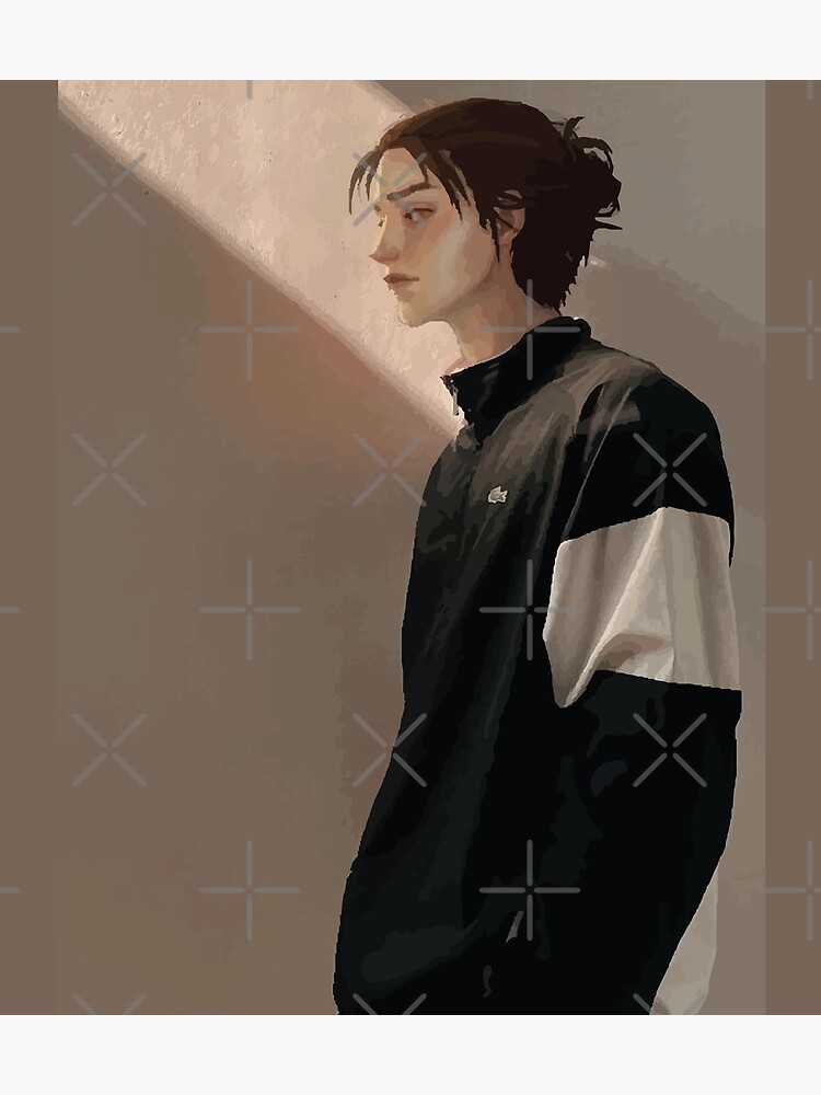 "Eren Yeager Looking Sad Attack On Titan Anime" Art Print for Sale by ...