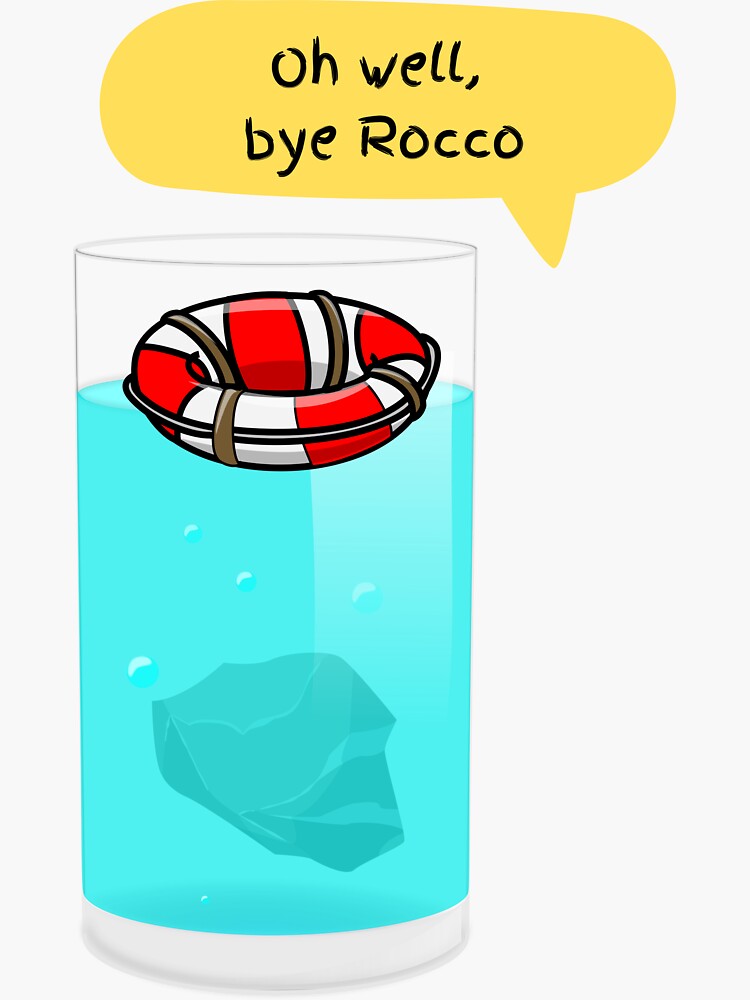 "Bye Rocco " Sticker by ReAnnaMation | Redbubble