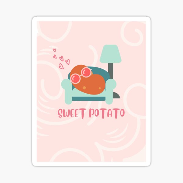 "Sweet Potato" Sticker for Sale by gloomyYams-jpeg | Redbubble
